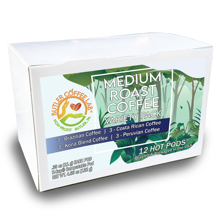 Medium Roast Variety Coffee Pod Box – Butler Coffee Lab